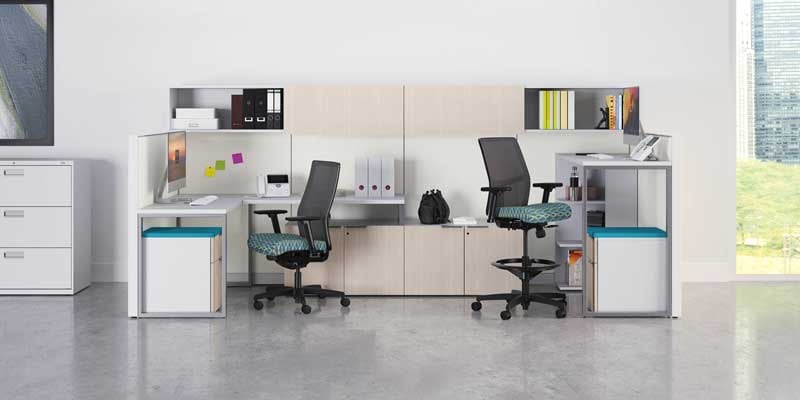 Furnish Your PA Office: Workstations, Glass Walls, HON Furniture